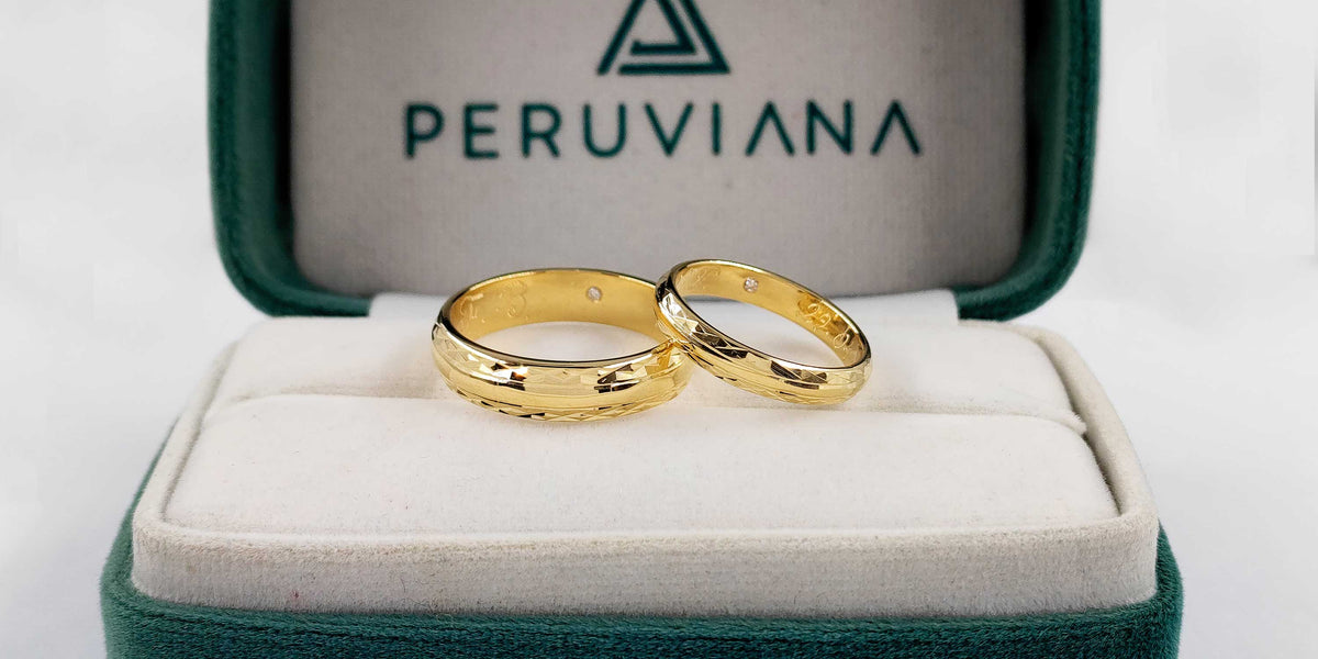 Aros de Matrimonio y Anillos de Oro para Mujer | Peruviana – Peruviana ...